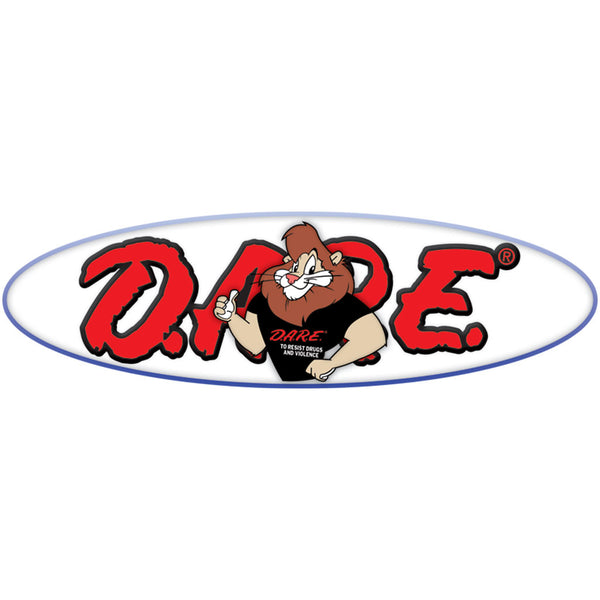 Oval Red DARE Vinyl Decal – DARECATALOG